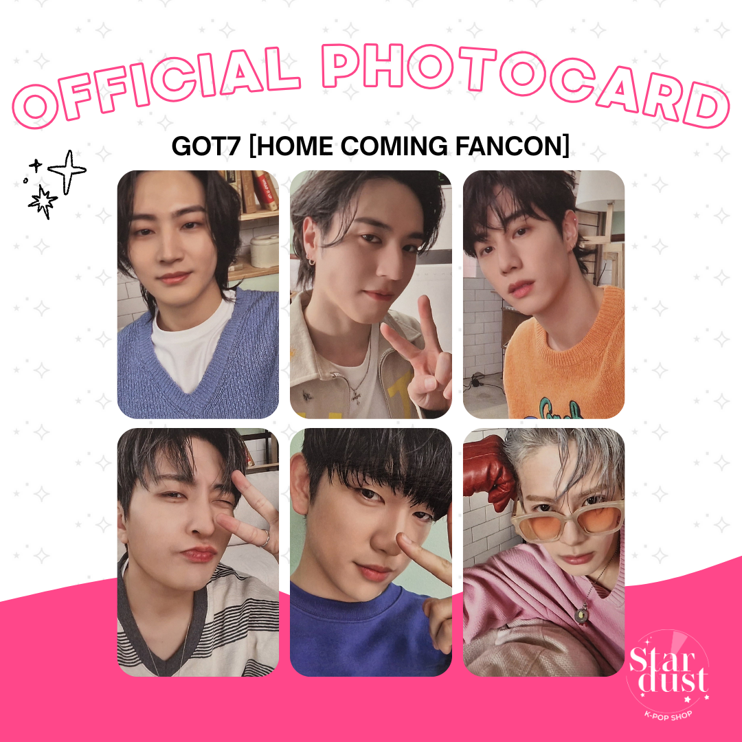[PHOTOCARD] GOT7 - HOME COMING FANCON [Set A] – Stardust K-pop Shop