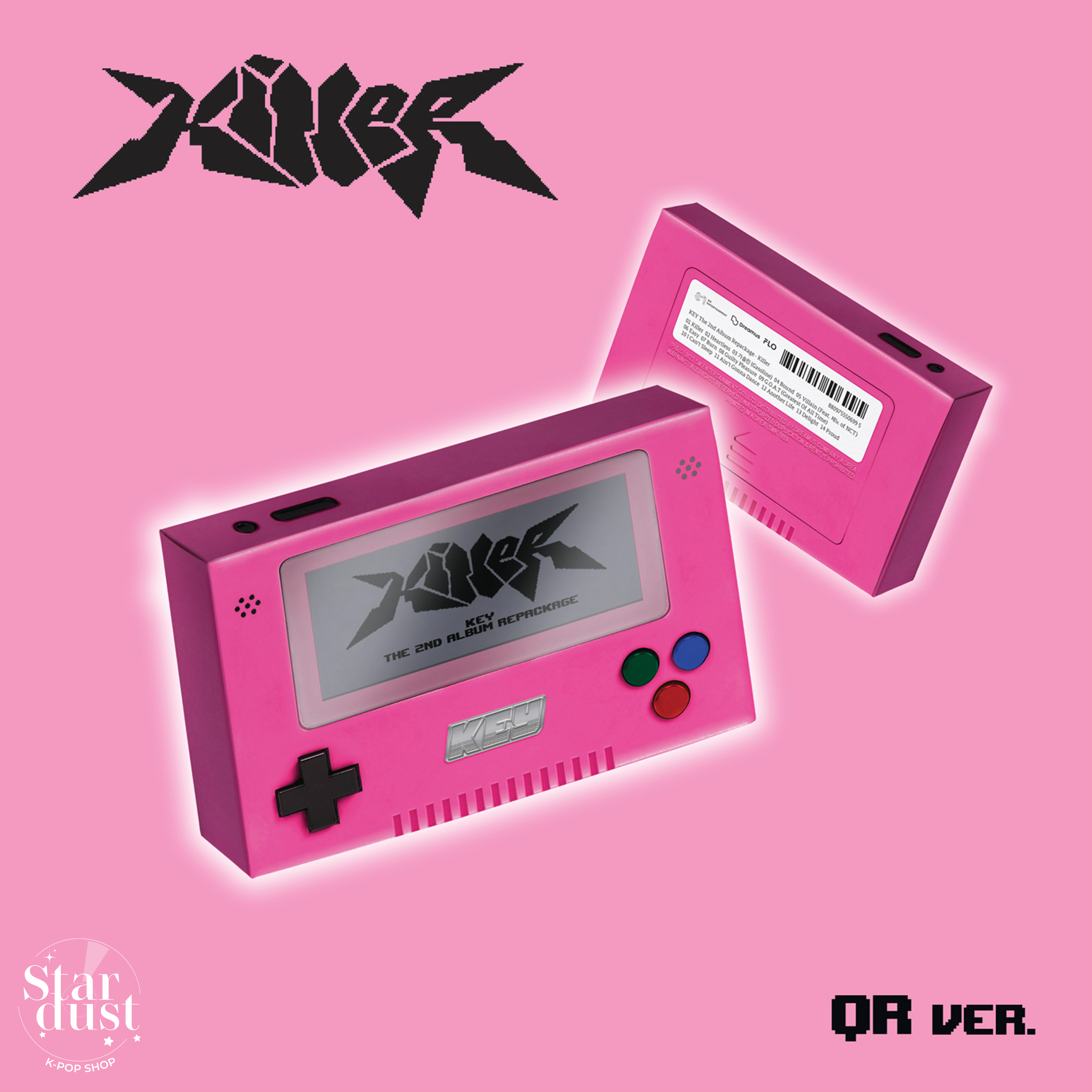 KEY - KILLER [2nd Repackage Album] QR Ver. / Smart Album - Stardust K ...